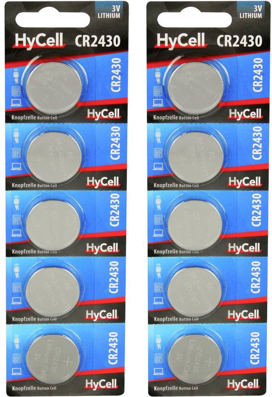 CR2430 Knoopcelset Lithium 3 V Ansmann CR2430 10er Pack 10 stuk(s) | bol.com