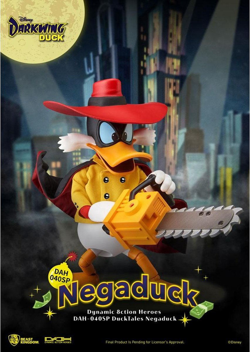 Beast Kingdom - Disney - Ducktales - Darkwing Duck - Negaduck - Beeld ...