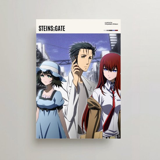 Anime Poster - Steins Gate Poster - Minimalist Poster A3 - Steins Gate ...