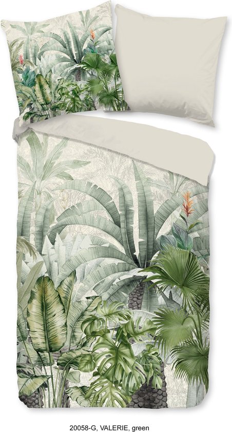 Good Morning Dekbedovertrek Valerie - 140x200/220 - Tropische bomen | bol