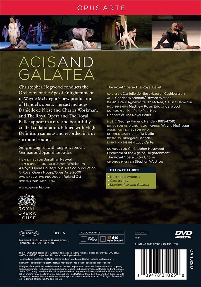 Orchestra of the Age of Enlightenment, Christopher Hogwood - Händel: Acis & Galatea... | bol