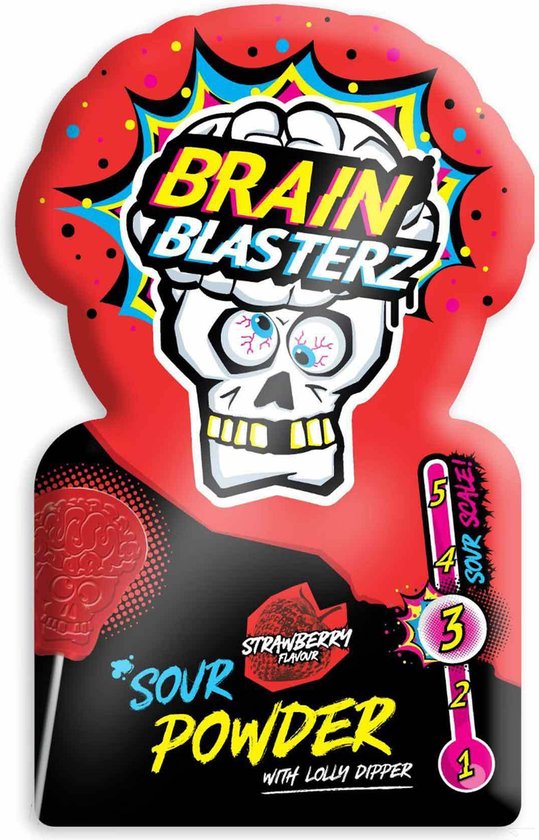 Brain Blasterz Drip 'N' Lick Lollipop (24 x 18g) | bol
