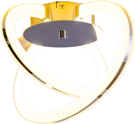 Moderne Ledlamp - Ovale Plafondlamp - Chromen Muurlamp - Zuinige ...