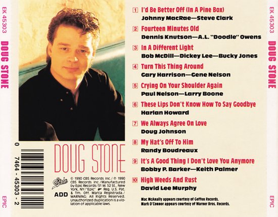 Doug Stone, Doug Stone | CD (album) | Muziek | bol