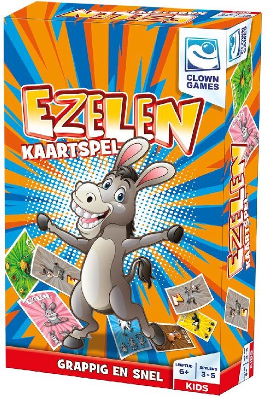 Clown Games Ezelen Kaartspel | Games | bol.com