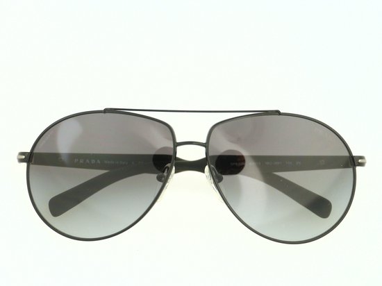 Lunettes de soleil PRADA SPR 50N 2N 1BO-3M1 - monture métal noir ...
