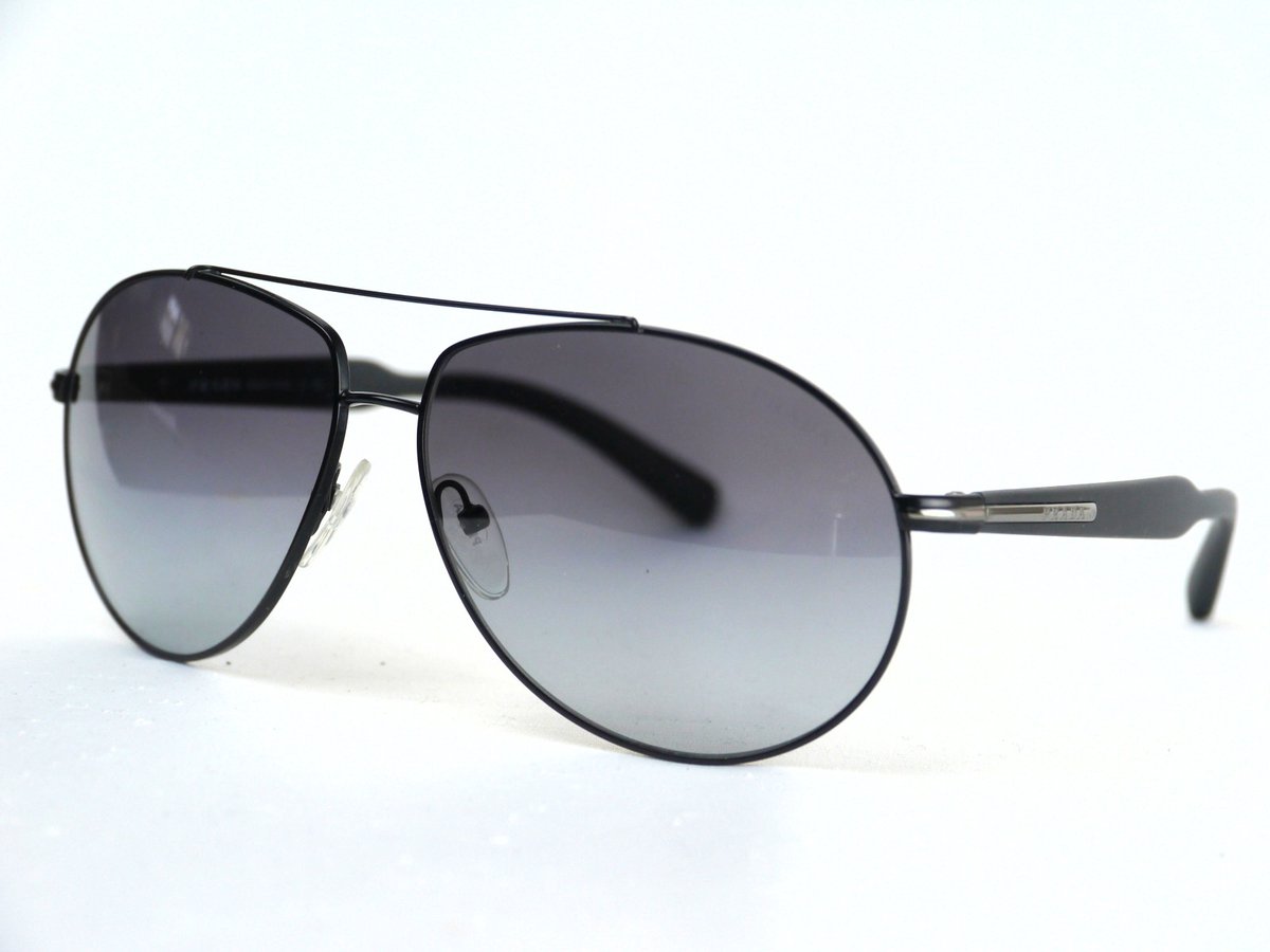 Lunettes de soleil PRADA SPR 50N 2N 1BO-3M1 - monture métal noir ...