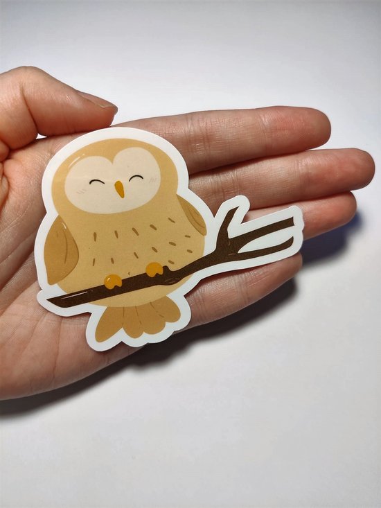 Uil Sticker - Vogels Dieren - Schattige Uilen Vogels Stickers ...