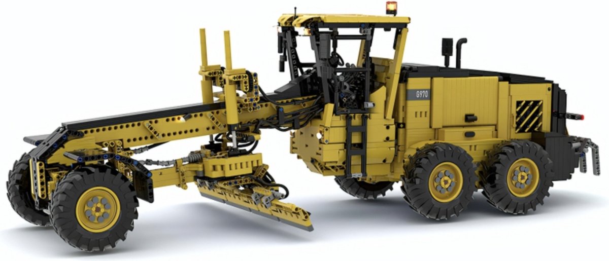 RC Volvo G970 Grader Bouwmachine Bouwpakket | MOC Kit | 4800 ...