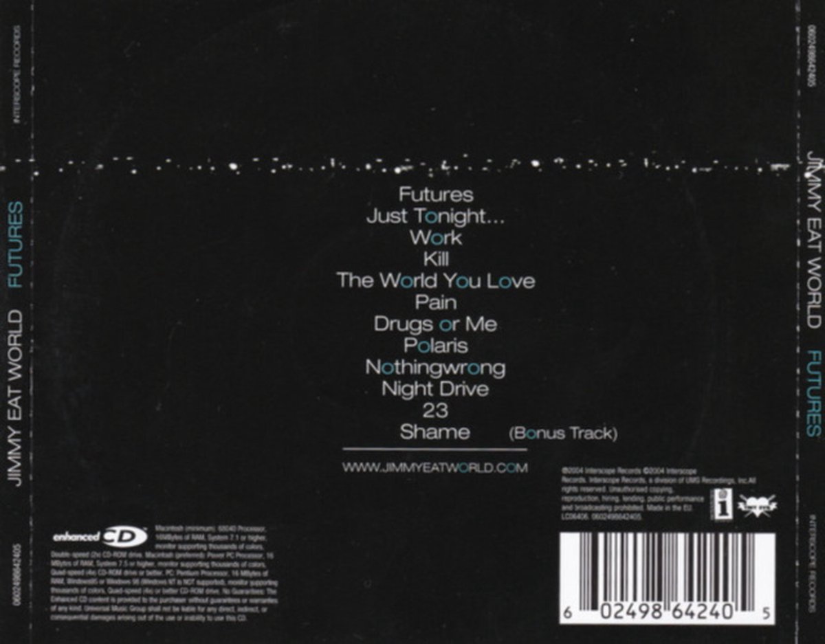 Futures, Jimmy Eat World | CD (album) | Muziek | bol.com