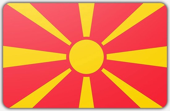 Senvi Printwear - Flag Macedonia - Grote Macedonia vlag - Gemaakt Van 100% Polyester -... | bol