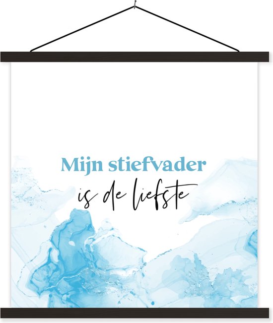 Posterhanger incl. Poster - Schoolplaat - Stiefvader - Quote - Mijn ...