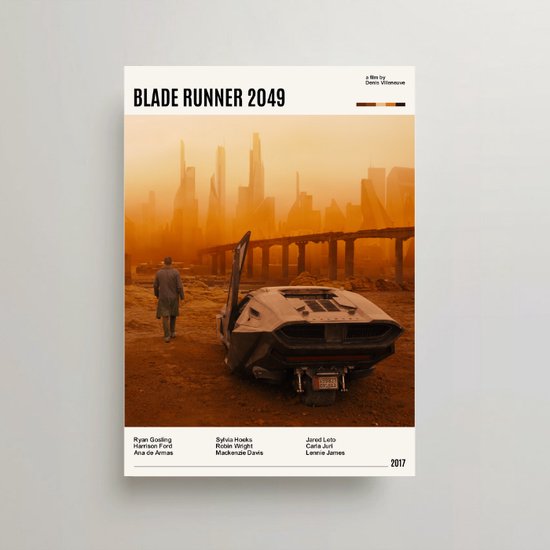 Blade Runner 2049 Poster - Minimalist Filmposter A3 - Blade Runner 2049 ...