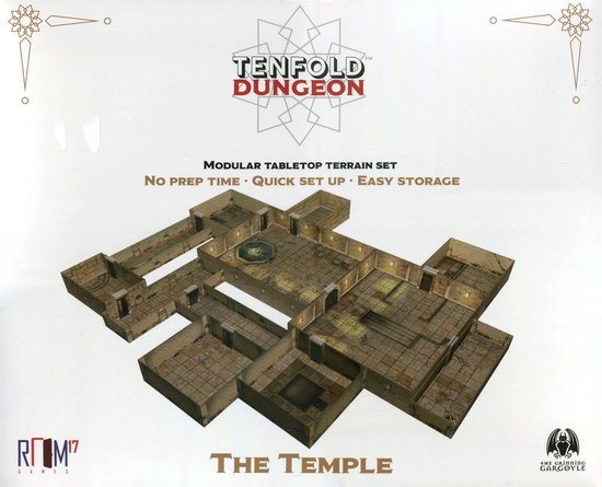 Tenfold Dungeon Modular Tabletop Terrain set The Temple | bol