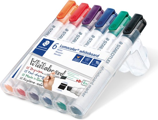Lumocolor whiteboard marker - Box 6 st | bol.com