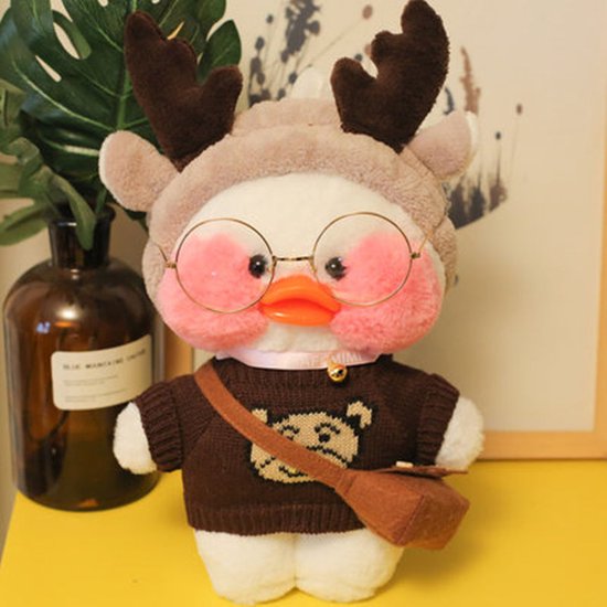 Lala - Knuffel Eend - Pluche - Paper Duck - Kawaii - 30cm | bol.com