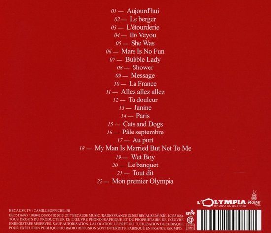 Camille - Ilo Lympia (CD), Camille | CD (album) | Muziek | bol