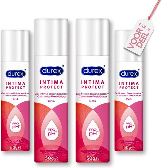 Durex Intima Protect Intieme Gel - Pak Je Voordeel - 4 x 50gr | bol.com
