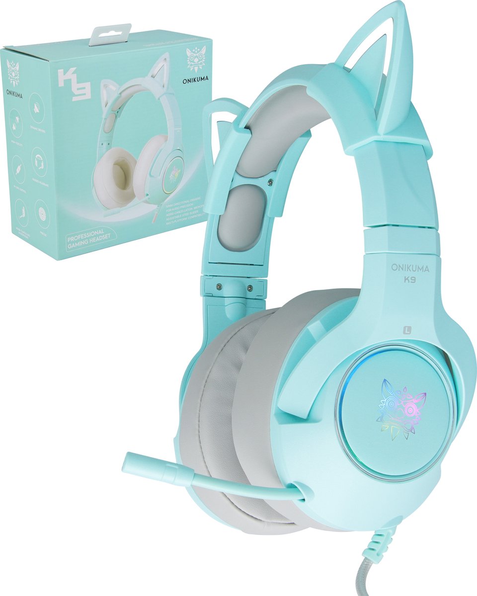 ONIKUMA K9 - Gaming headset - Mint Groen | bol.com