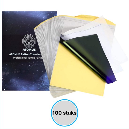 D-Lux.® - 100 stuks Transferpapier - A4 Tattoo Carbonpapier ...
