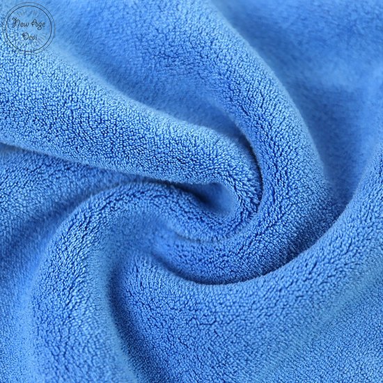 Microvezel poetsdoek - Microvezel autodoek - 40/40cm - Blauw/grijs ...