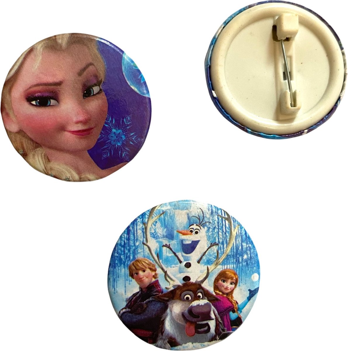 Frozen buttons set van 3 Elsa en allemaal | bol.com