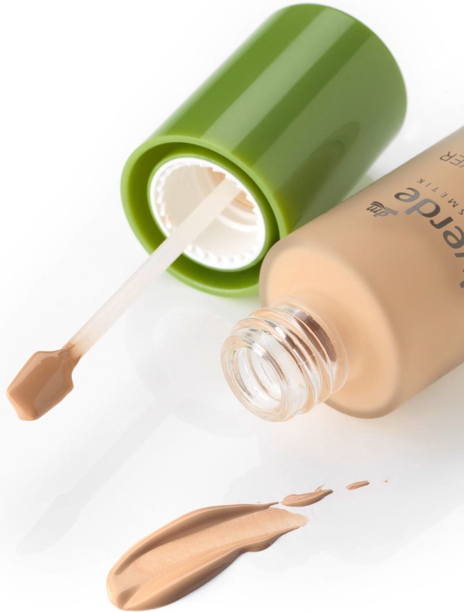 alverde NATURKOSMETIK Perfect Cover Foundation & Concealer Caramel 40 ...