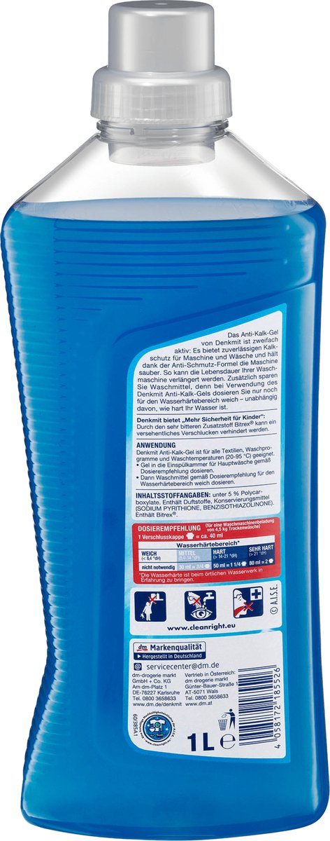 Denkmit Kalkreiniger gel, 1 Liter | bol.com
