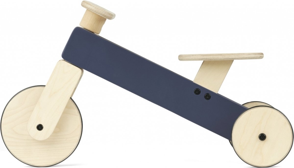 Liewood - Loopfiets - Driewieler - Jongens - Blauwe loopfiets - Houten ...