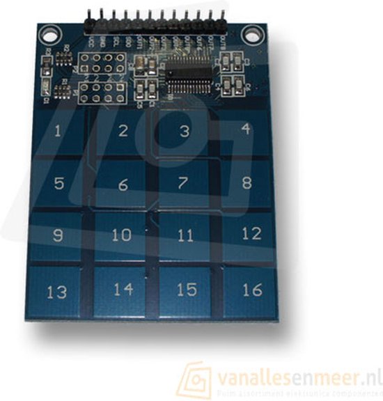 TTP229 16-kanaals Capacitive Touch PAD Sensor | bol.com