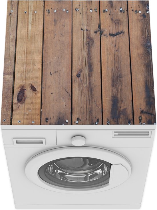 Protège machine à laver - Tapis machine à laver - Structure en planches ...