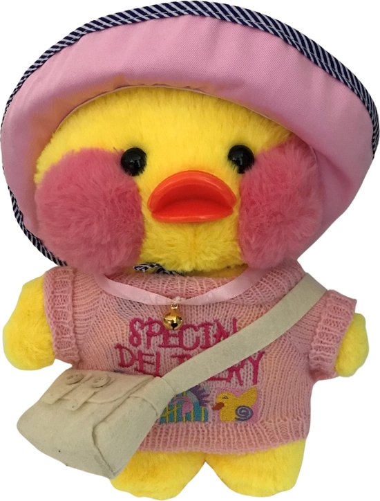 LALADUCK ANGELO - PAPER DUCK - LALAFANFAN DUCK - Knuffel - Eend Pluche ...