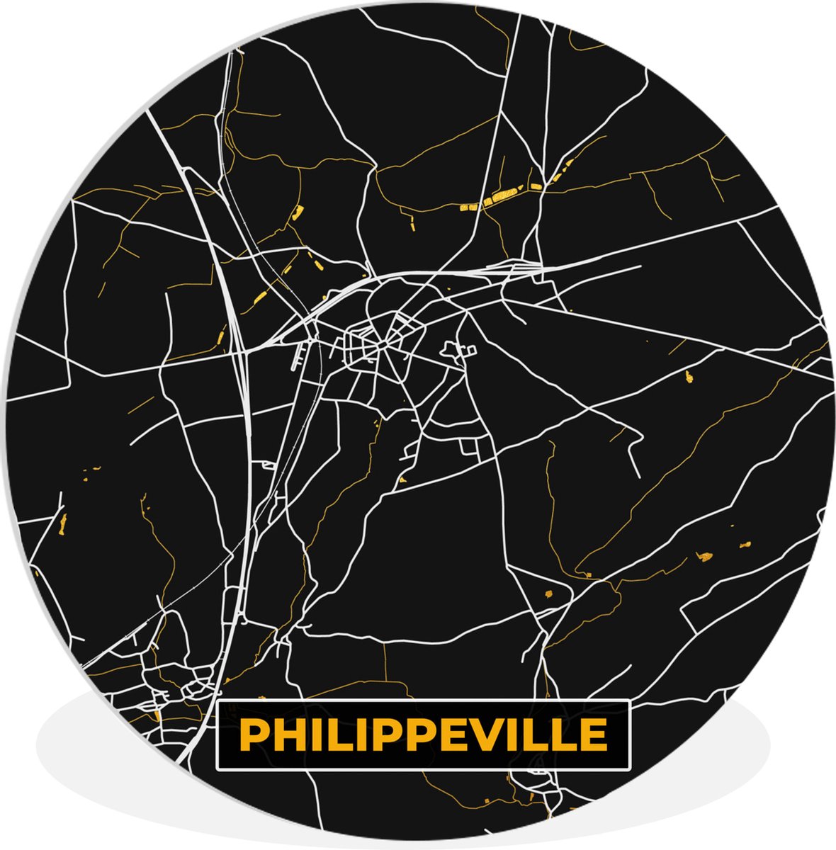 Wall Circle - Wall Circle Indoor - Or - Philippeville - Map - Map ...