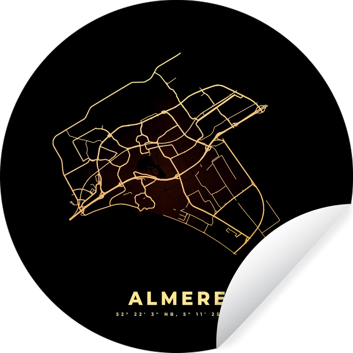 Wallpaper Circle - Almere - City Map - Map - Floor Plan - Pays ...
