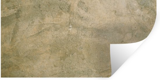 Muur - Beige - Stenen - Beton Aluminium | bol.com