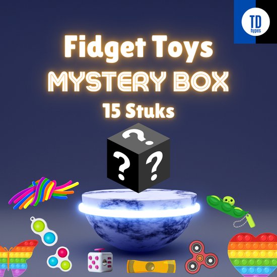 Fidget Toys - Mystery Box - 15 Stuks - Fidget Pakket - Pop It - Nieuwe ...