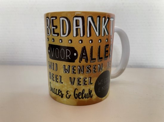 Mok afscheid collega/Cadeau afscheid collega | bol.com