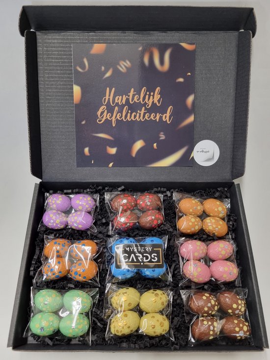 Paaseieren Proeverij Pakket | Box met 9 verschillende smaken paaseieren ...