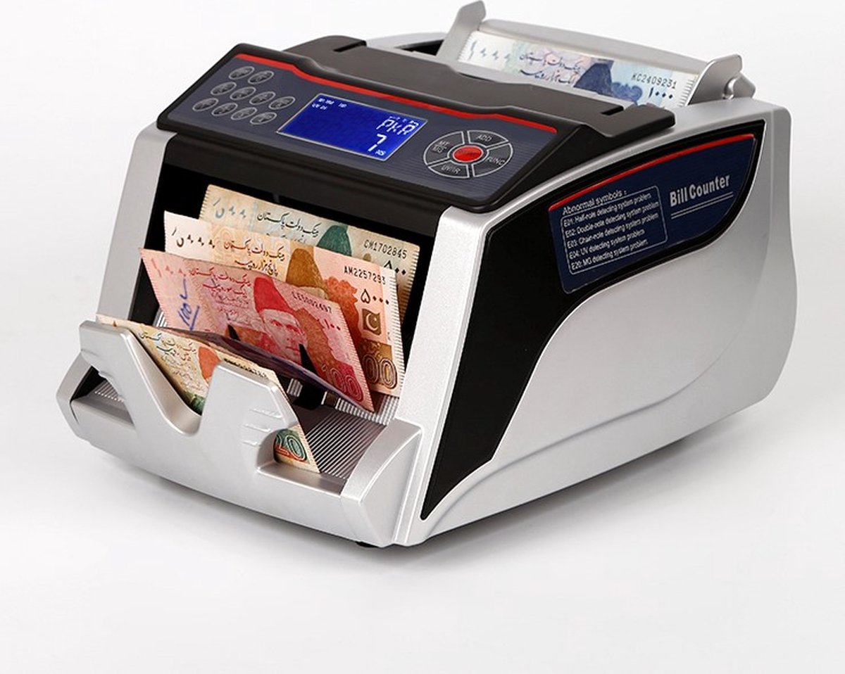 Geldtelmachine - Geldteller - Valsgelddetector - Geldtester - Biljetten ...