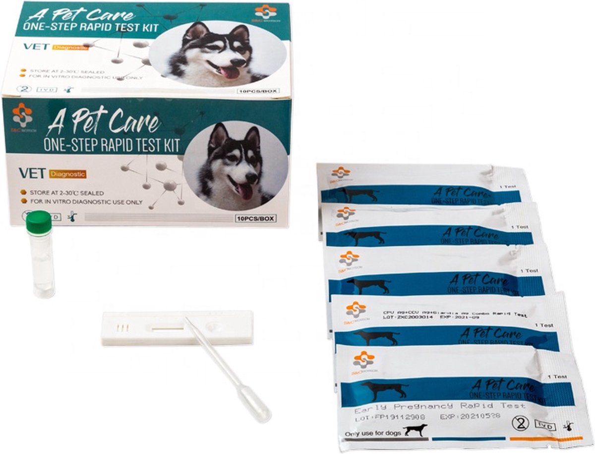 Joya® Honden Zwangerschapstest | Detectie test voor Relaxine bij hond ...