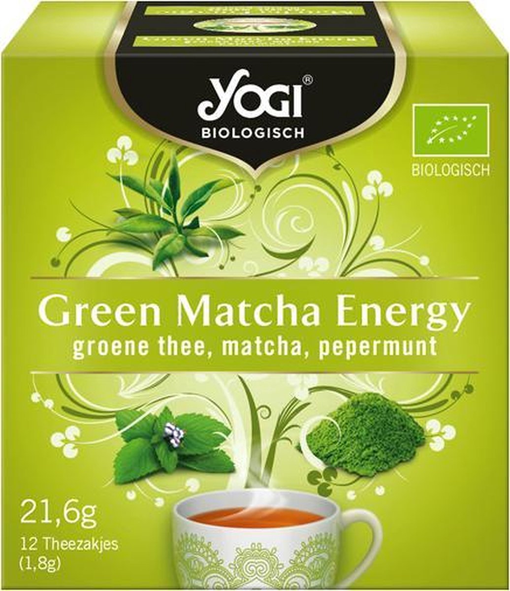 Yogi Green Matcha Energy Biologisch 12 stuks | bol.com