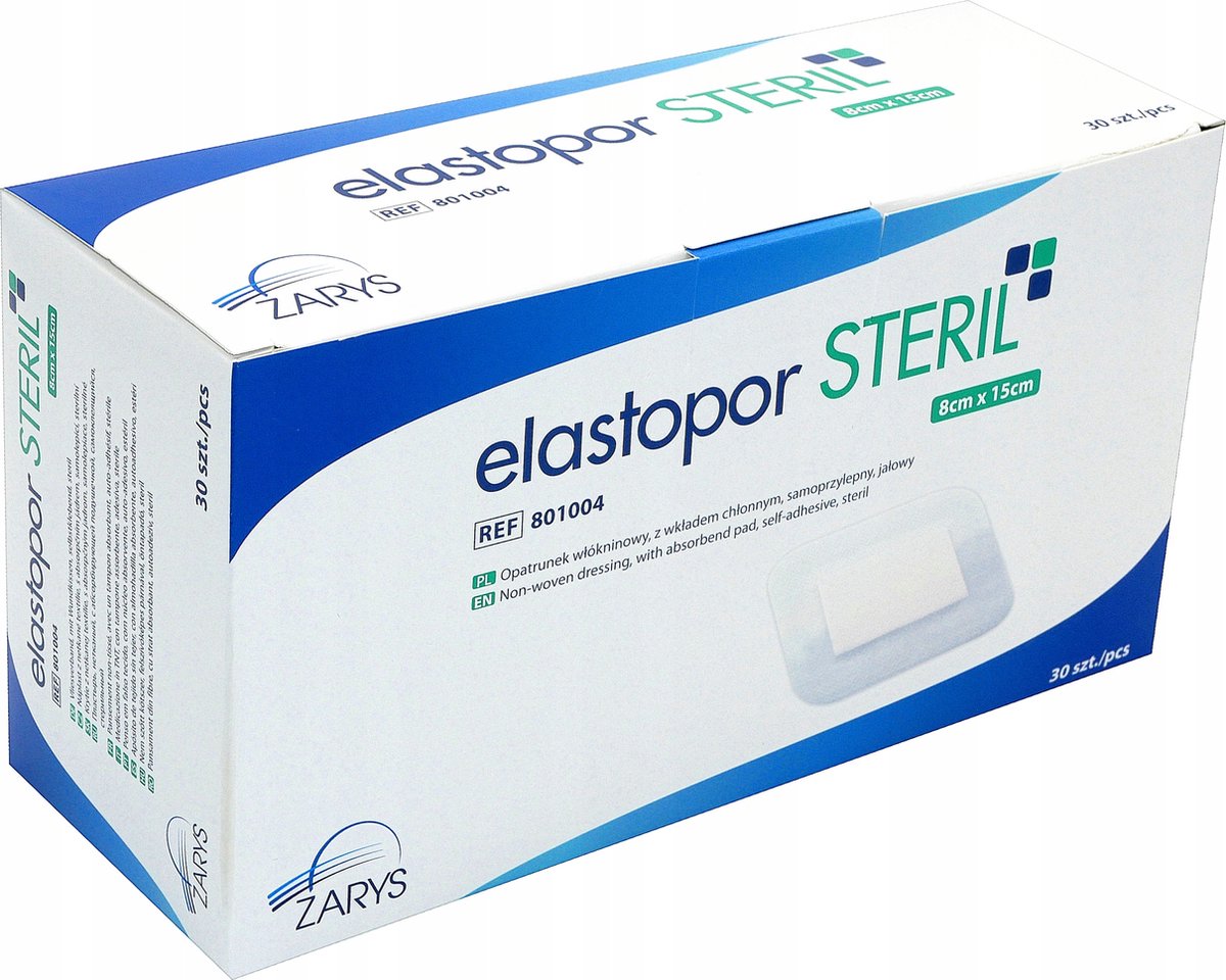 Eilandpleisters - Wondpleisters - Eilandpleisters 8 x 15cm - Elastopor ...