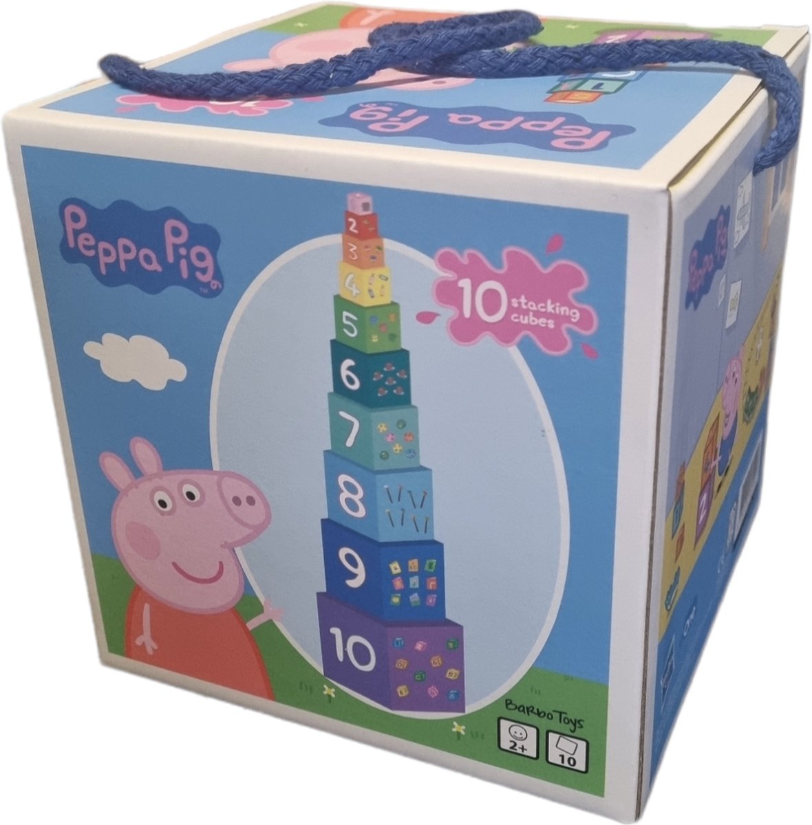 Peppa Pig Stapelblokjes (10 blokjes) - Stapeltoren - Speelgoed | bol.com