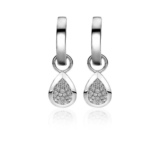 Zinzi zilveren oorringen inclusief oorbedels Z191-CH1768 | bol.com