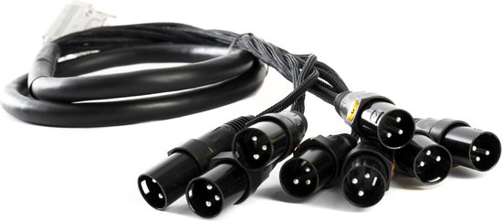 MUSIC STORE Multicore/Studio 8/ DB25-XLRm 1,5m / D-Sub 25 > XLR male ...