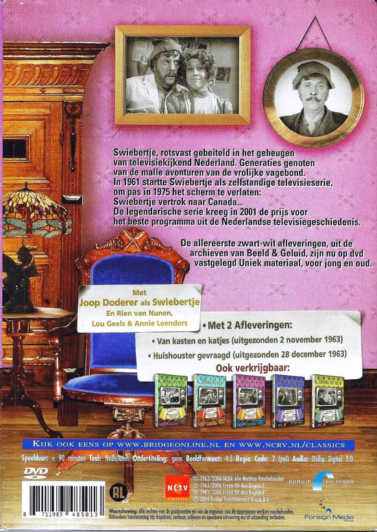 Swiebertje 6 (zwart/wit afleveringen) (Dvd), Joop Doderer, Lou Geels ...
