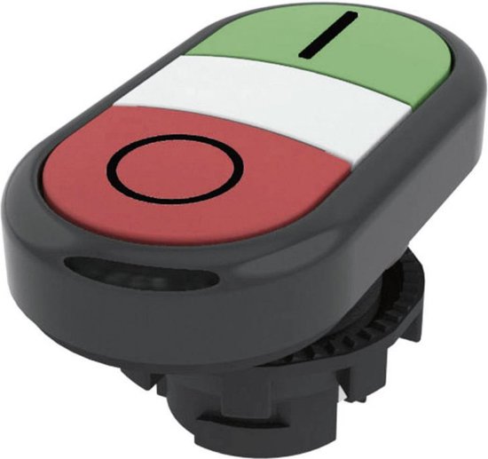 Pizzato Elettrica E21PDRL1AAAD Dubbele drukknop Bedieningsknop vlak ...