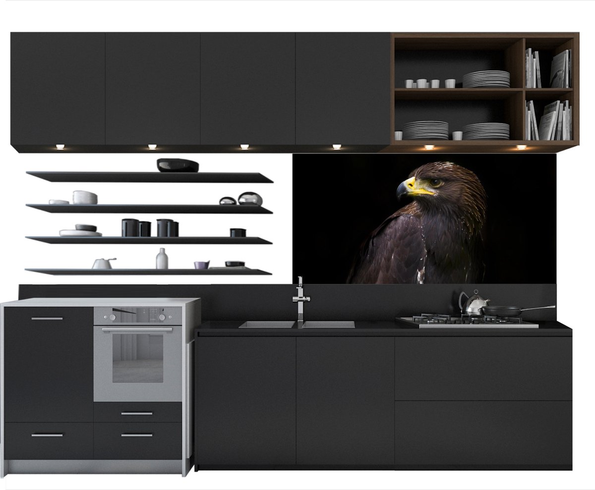 Keuken achterwand behang - Waterafstotend - Arend - Dier - Bruin ...