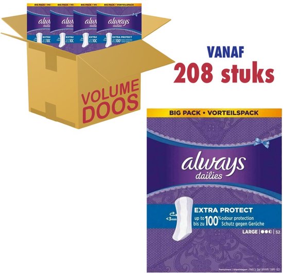 Dailies Extra Protect Large Inlegkruisjes | bol.com