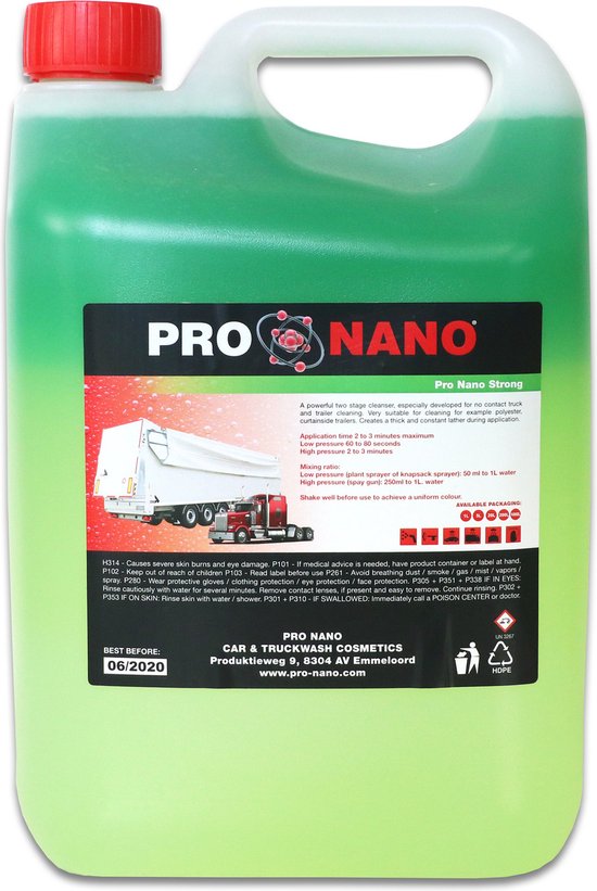 ProNano | Pro Nano Strong 5L | Concentraat | CONTACTLOOS WASSEN! | Snow ...